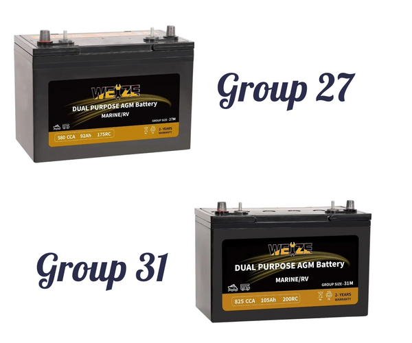 Group 31 vs. Group 27 Batteries: What’s the Difference? – batterydirect2u